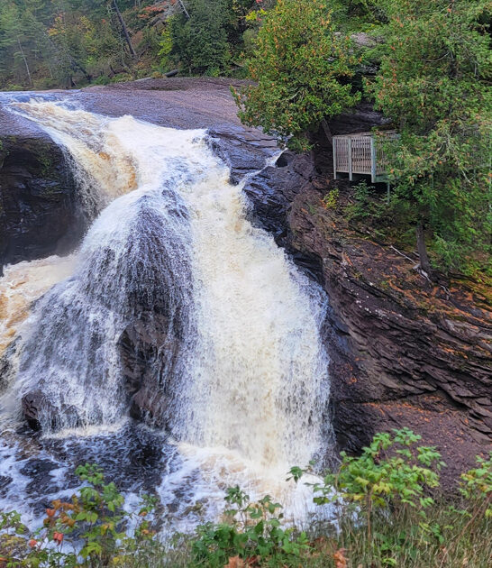 stunning underrated waterfall michigan ftr