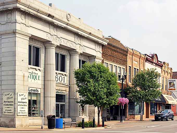 Alexandria's historic downtown showcases beautifully preserved architecture, inviting visitors to step back in time while treasure hunting.
