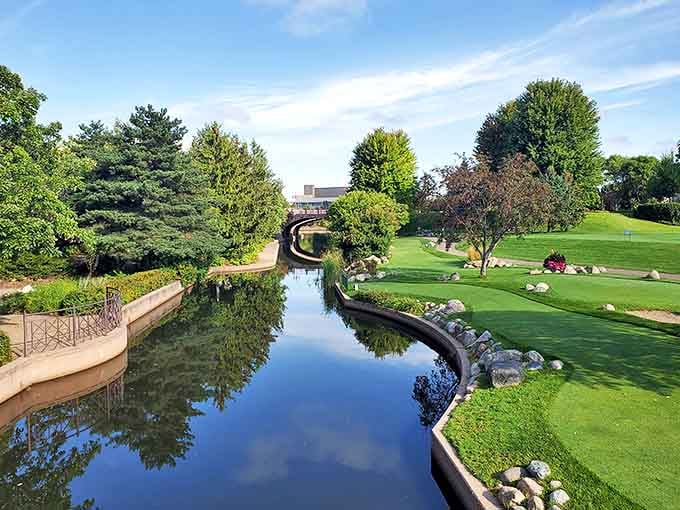 Centennial Lakes Park: Where water meets whimsy in Edina's crown jewel, offering a serene escape with manicured lawns and reflective waters that soothe the urban soul.