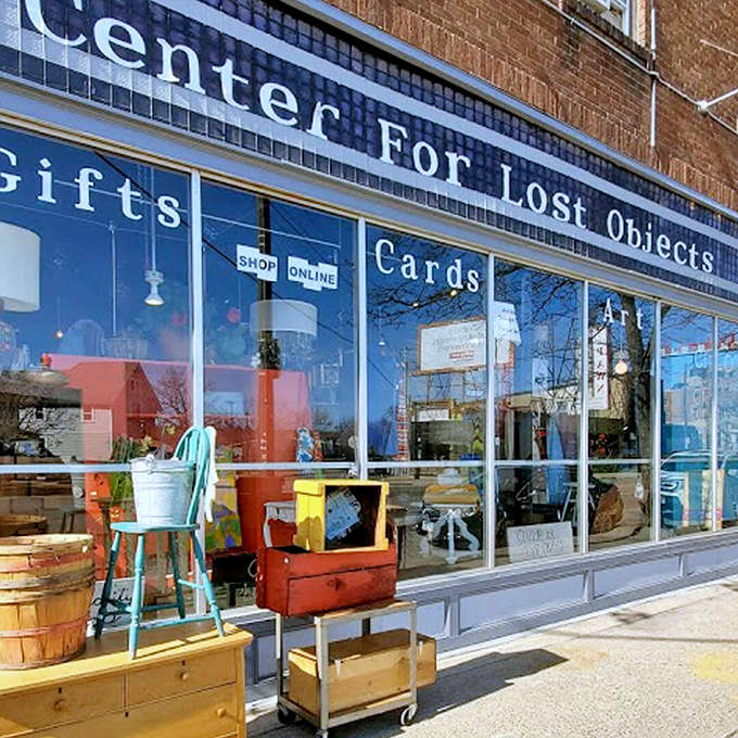 The storefront beckons with promises of treasures within, its windows offering tantalizing glimpses of the wonderland that awaits curious visitors.