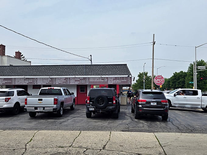 The unassuming exterior of The Spot Drive-In hides a treasure trove of nostalgic flavors waiting to be discovered.