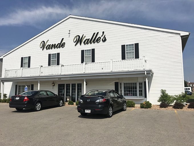 The unassuming white exterior of Vande Walle's belies the sugar-coated wonderland waiting inside this Appleton treasure.