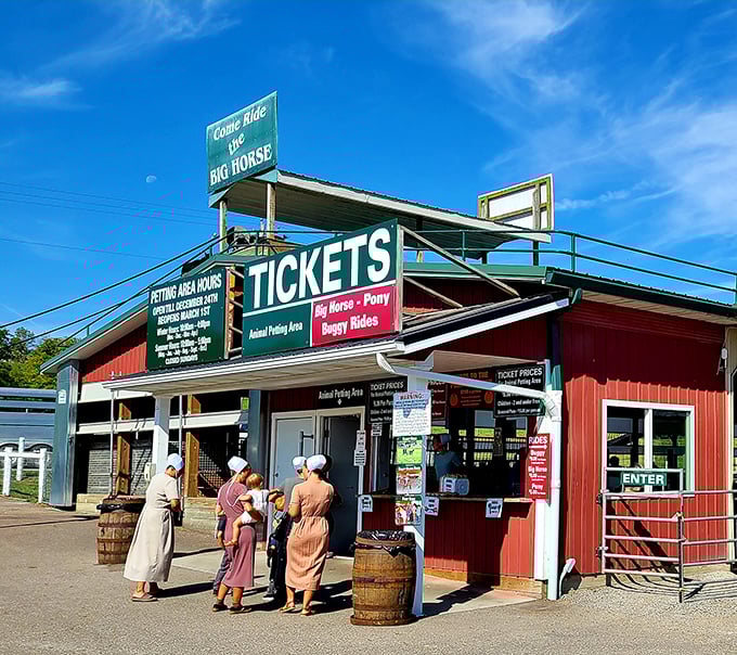 The red barn exterior of Hershberger's beckons like a beacon of buttery, fried goodness on the Ohio countryside, promising carbs and happiness in equal measure.
