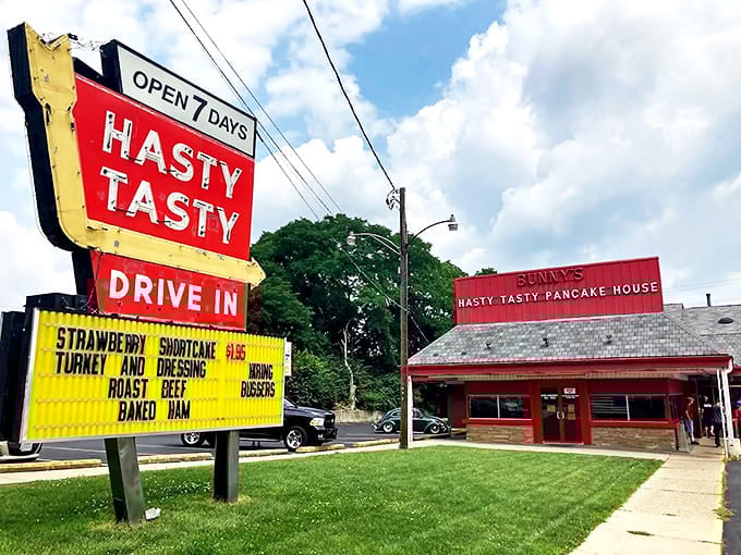 That red and yellow sign has been stopping traffic since your parents were young, promising pancakes and pie without pretension or apology.