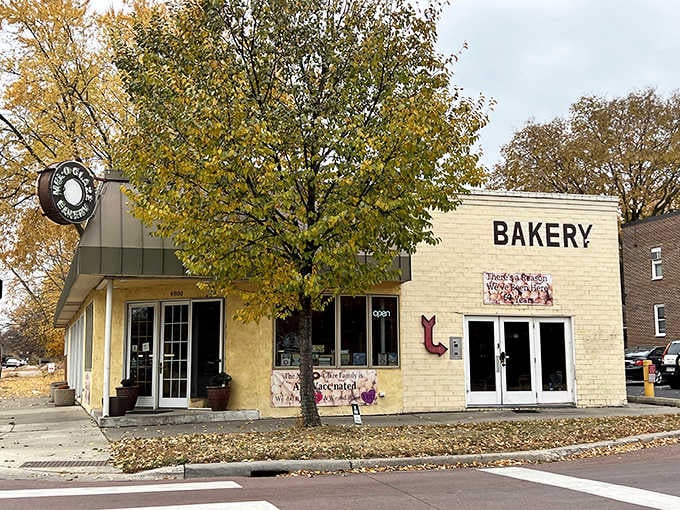 The unassuming exterior of Mel-O-Glaze Bakery hides a world of sweet treasures within its cream-colored walls.