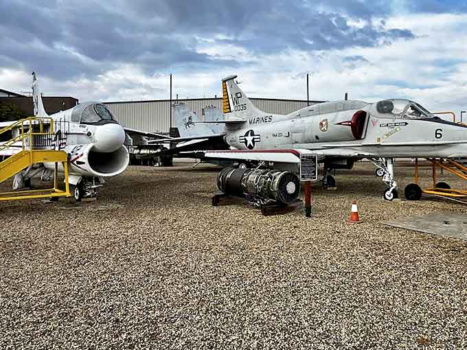 The Prairie Aviation Museum stands proudly against the Bloomington skyline, a beacon for aviation enthusiasts and curious minds alike.