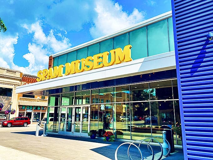 The SPAM&reg; Museum's gleaming facade stands proudly in downtown Austin, Minnesota &ndash; a temple to tinned meat that beckons curious travelers from miles around.