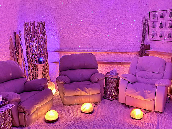 The welcoming exterior of Salinair Salt Room Spa promises the tranquility that awaits inside, like a beacon of calm in the suburban landscape.