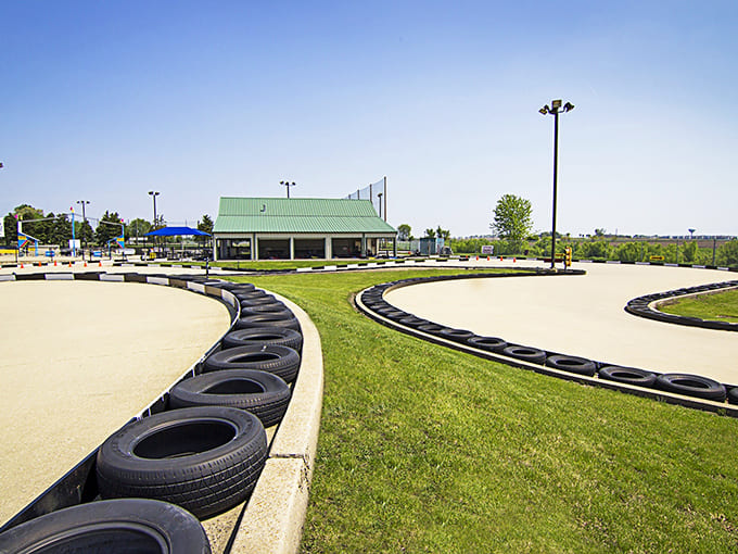 The sprawling complex welcomes visitors with promises of speed, competition, and the kind of fun that makes you forget about your to-do list entirely.