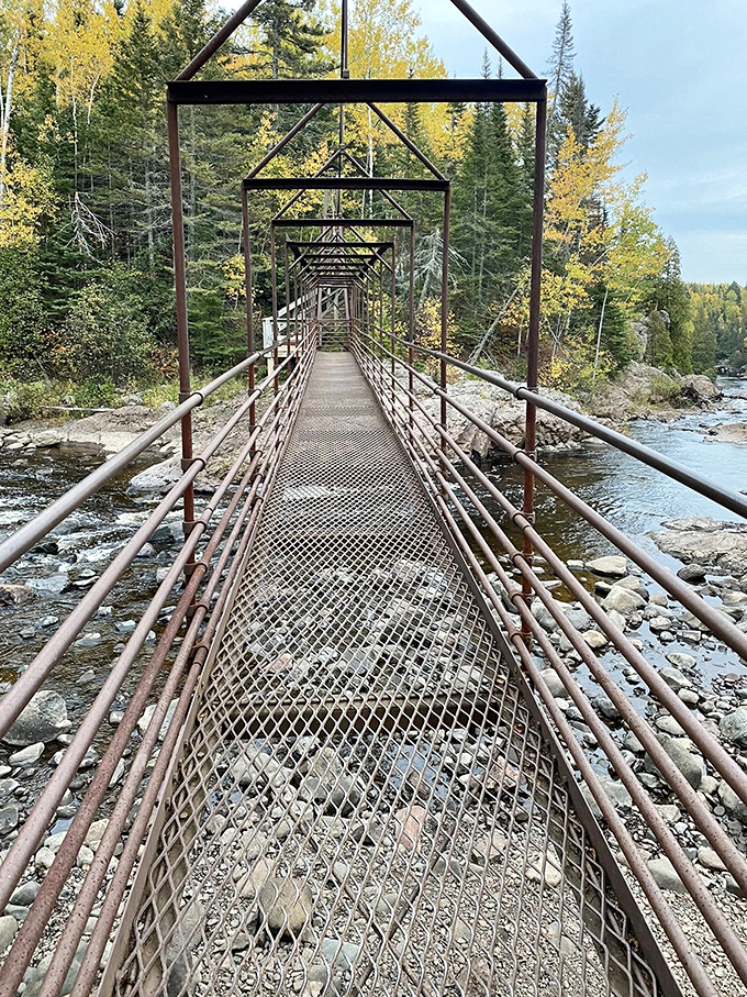 The suspension bridge at Tettegouche isn't just a crossing&mdash;it's nature's version of that moment when Indiana Jones steps out onto nothing and hopes for the best.