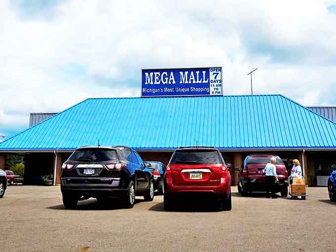 That iconic blue roof isn't just a landmark&mdash;it's a promise of the treasures waiting inside this Michigan wonderland.