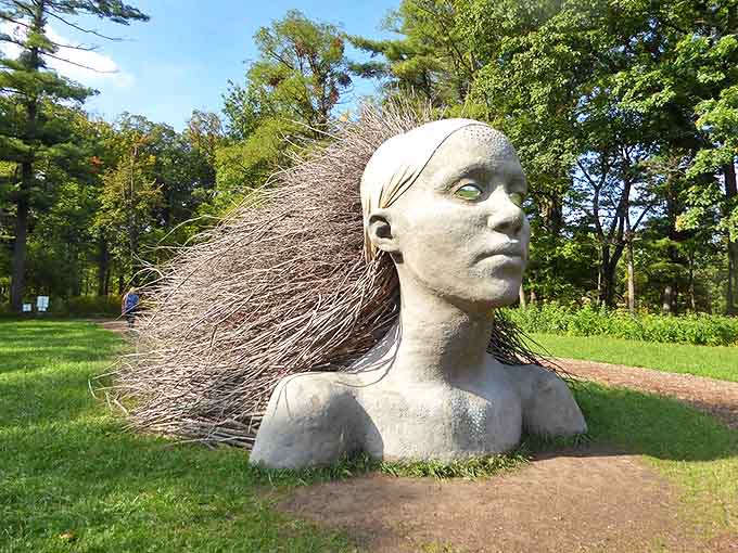 The entrance to The Morton Arboretum welcomes visitors with stunning seasonal plantings that set the tone for the natural wonders waiting inside.