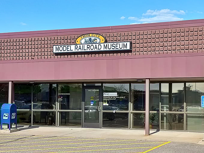 The unassuming storefront of Twin City Model Railroad Museum hides a world of wonder within its walls.