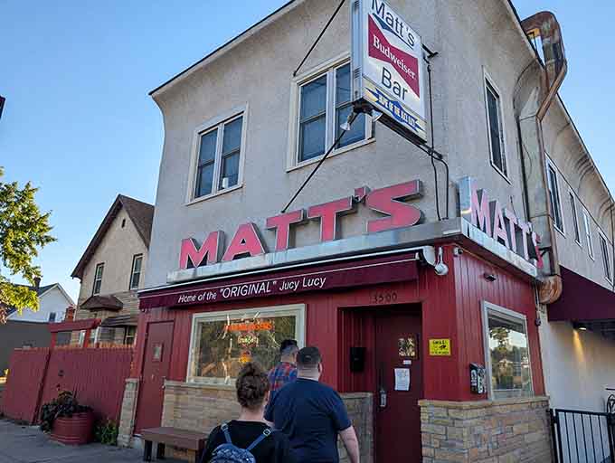 That bright red exterior on Cedar Avenue has been beckoning burger lovers like a delicious beacon since the Eisenhower administration.