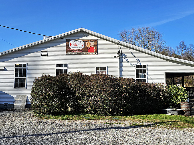 The unassuming white exterior of Four Mile Bakery belies the extraordinary treasures within. Like finding a diamond in a haystack, but tastier!