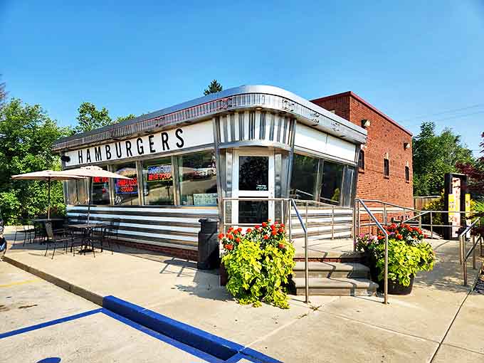 That gleaming chrome exterior isn't just for show&mdash;it's a promise of the deliciousness waiting inside this Canton treasure.