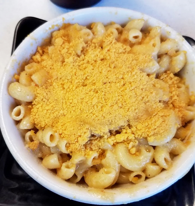 This isn't just mac and cheese &ndash; it's a hug in a bowl, topped with a golden crown of breadcrumbs that adds the perfect textural contrast.