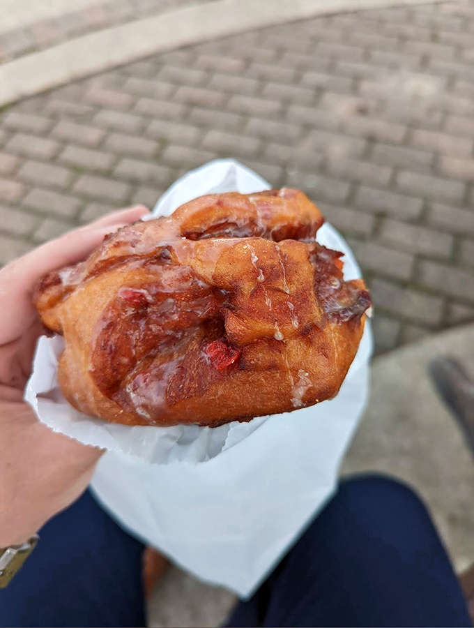 The cherry fritter &ndash; Michigan's fruit transformed into a hand-held celebration of what happens when dough meets deep fryer.