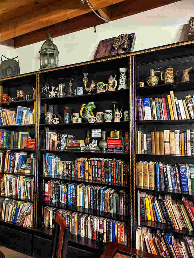 The brewery's library invites you to lose yourself in both literature and libations &ndash; a pairing as old as civilization itself.