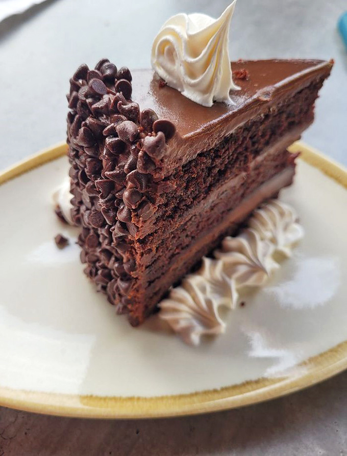 This chocolate cake doesn't just end a meal &ndash; it's the grand finale that makes you wonder why you ever considered saving room for dessert.