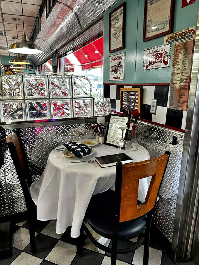 This isn't just a table &ndash; it's a stage where countless family dramas, first dates, and road trip pit stops have played out.