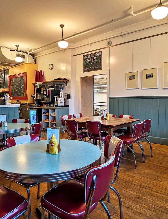 These tables have hosted countless conversations, celebrations, and sugar-fueled decisions about which candy to buy before leaving town.