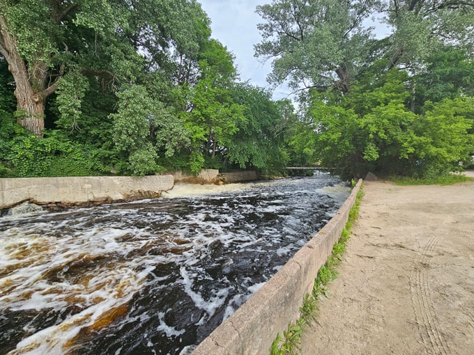 The park's waterfalls operate through an ingenious recirculating system, engineering and nature working in perfect harmony.