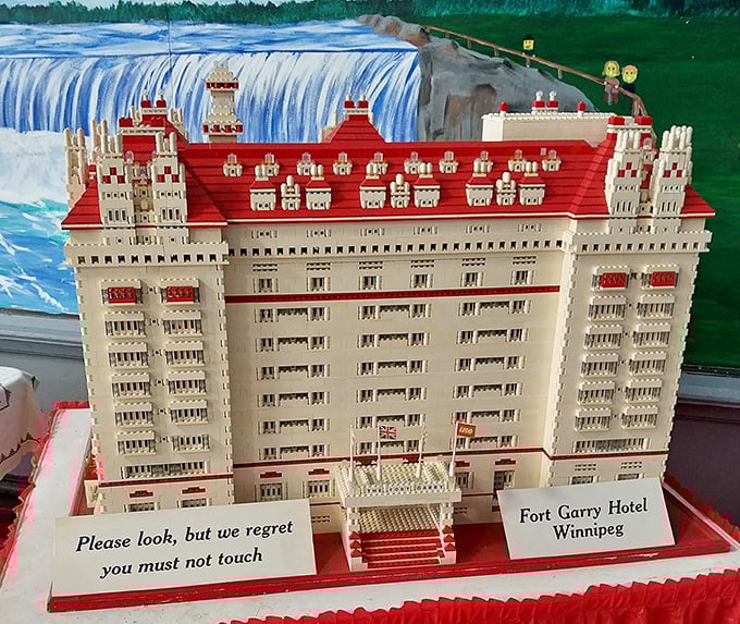 The Fort Garry Hotel in Winnipeg, recreated with such precision you'll want to book a tiny plastic room for the night.
