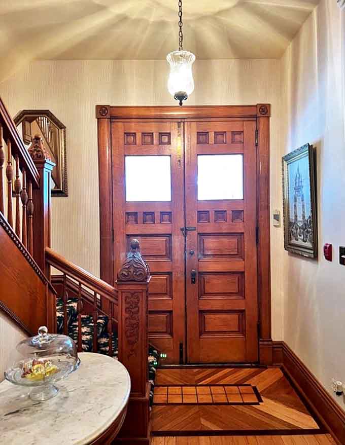 These aren't just doors &ndash; they're a portal to another era, with craftsmanship that would make today's contractors weep into their power tools.