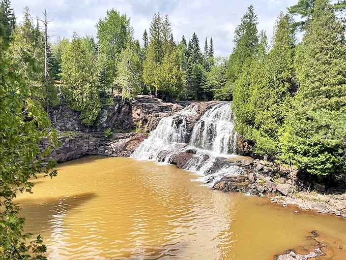 Gooseberry Falls doesn't just flow&mdash;it performs, cascading over ancient rock in a display that changes with every season.