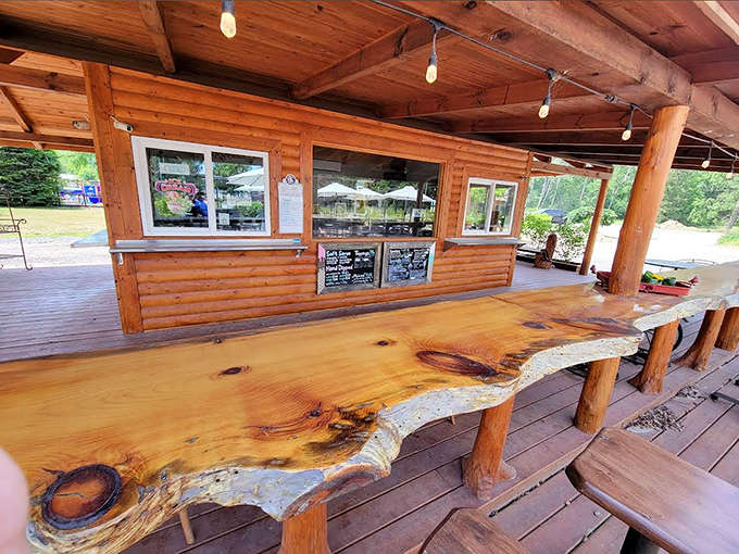 The ice cream counter where you can pretend you're getting dessert for balance, not because you need more food.