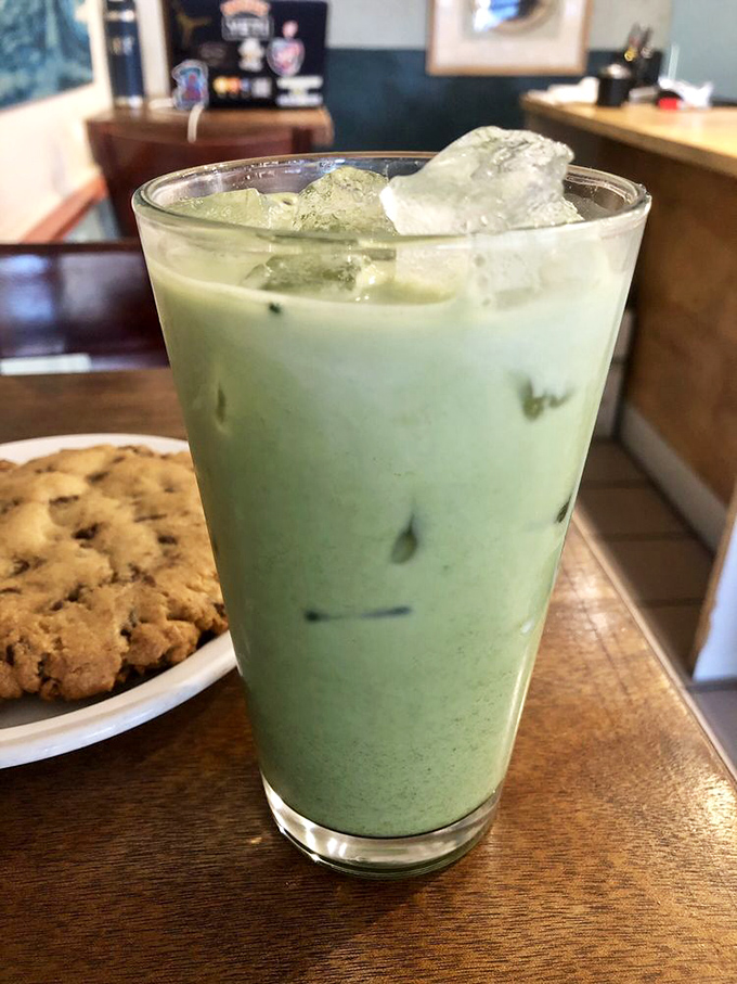 The Iced Lavender Vanilla Matcha – where earthy green tea meets floral notes in a glass that's as refreshing as it is photogenic.