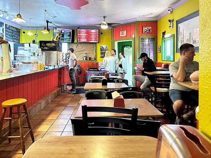 Behind the counter magic happens daily &ndash; where hot dog dreams come true in this unassuming culinary treasure box.