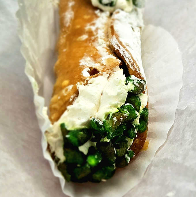 A crisp shell giving way to creamy ricotta filling &ndash; this isn't just pastry, it's an edible time machine to your Italian grandmother's kitchen.