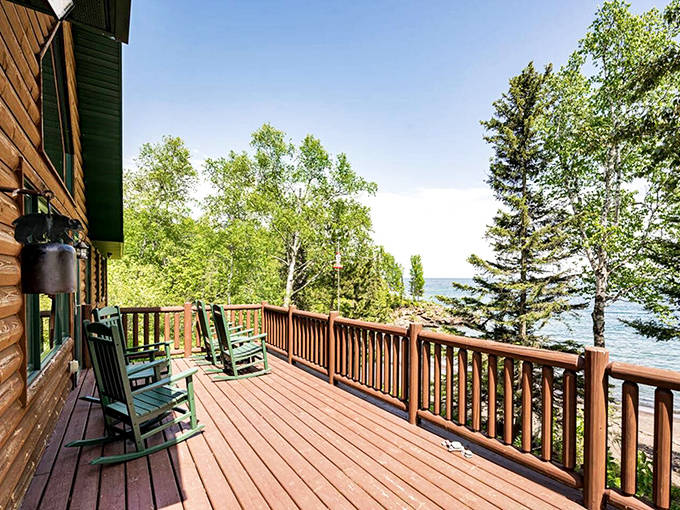 Morning coffee achieves mythical status when sipped from these rocking chairs, where the lake view changes hourly like nature's slideshow.