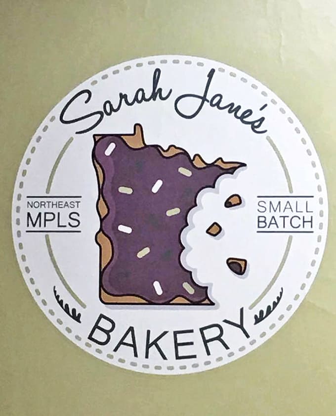 The clever logo features Minnesota with a bite taken out &ndash; because good things happen when local pride meets baking passion.
