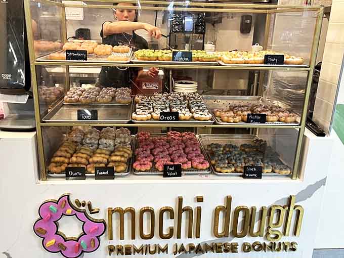 These aren't your average donuts &ndash; Mochi Dough's display case showcases Japanese-inspired treats with flavors that'll make your taste buds do a happy dance.