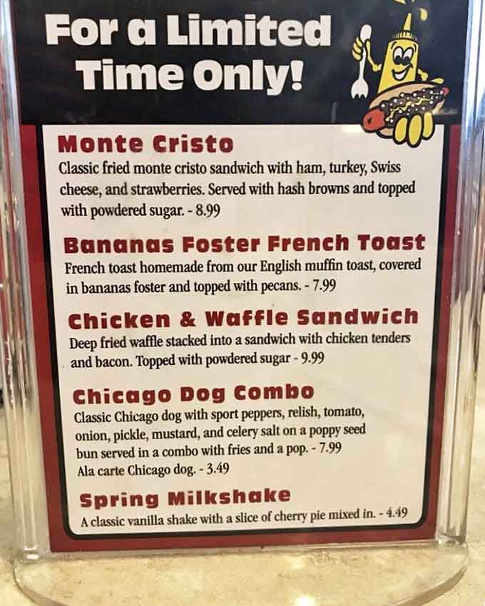 This menu of limited-time treasures includes a Monte Cristo that would make even the Count himself say "Bravo!"
