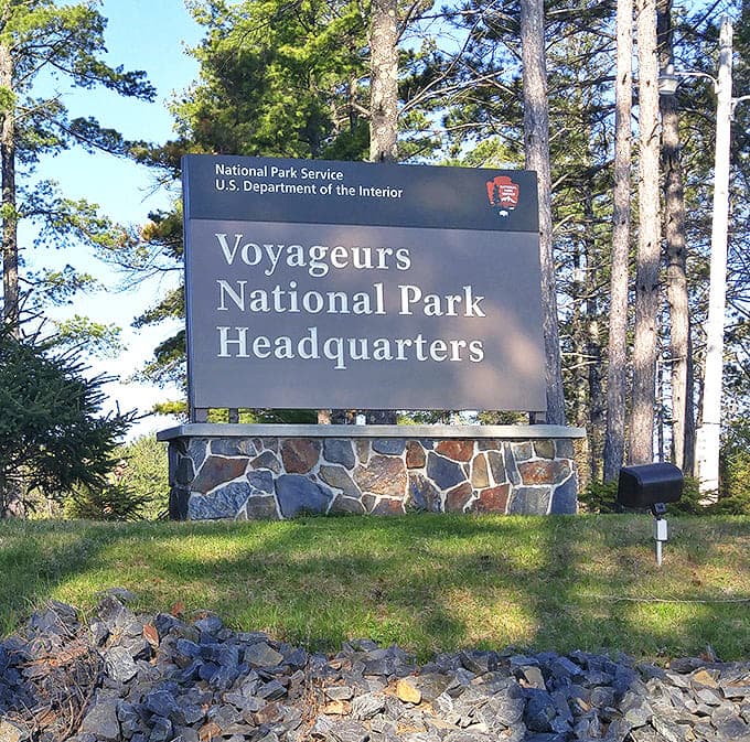 More than just a sign &ndash; it's the gateway to 218,000 acres of pristine wilderness waiting to be explored by water, land, or ice.