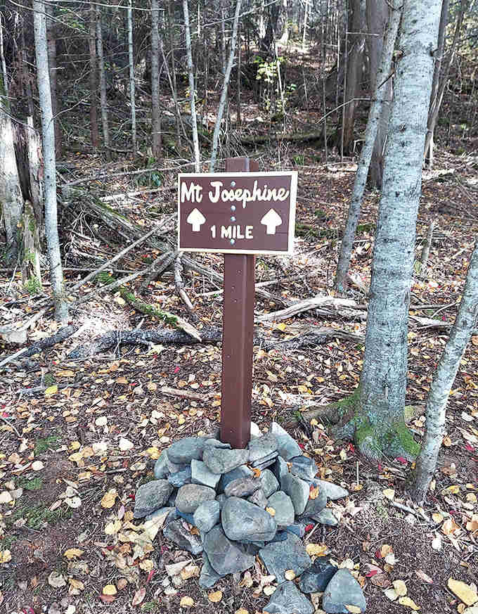 The promise of adventure in simple brown and white – this unassuming sign marks the beginning of Minnesota's most rewarding mile.