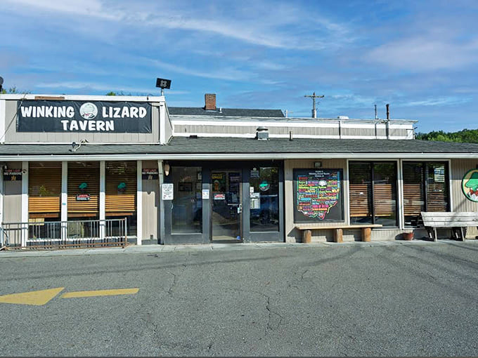 Winking Lizard Tavern: Where the beer selection is vast and the lizard mascot never judges your food choices, unlike some dining companions.