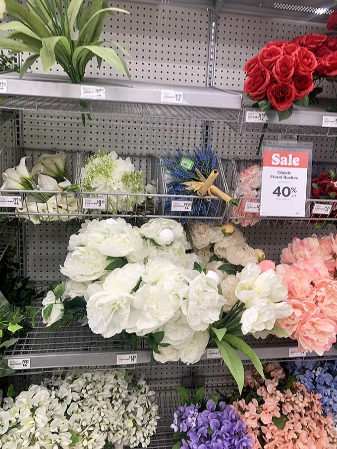 Silk flowers that never wilt, never thirst, and never drop petals on your coffee table, nature's beauty without nature's inconveniences.