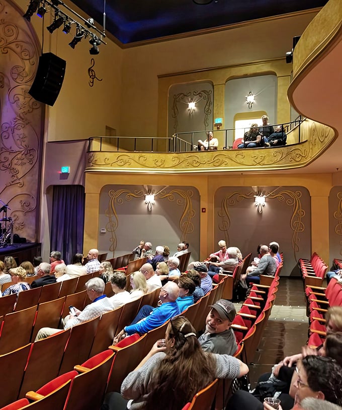 Theater magic happens when strangers become a unified audience, sharing laughs, gasps, and applause in these historic wooden seats.