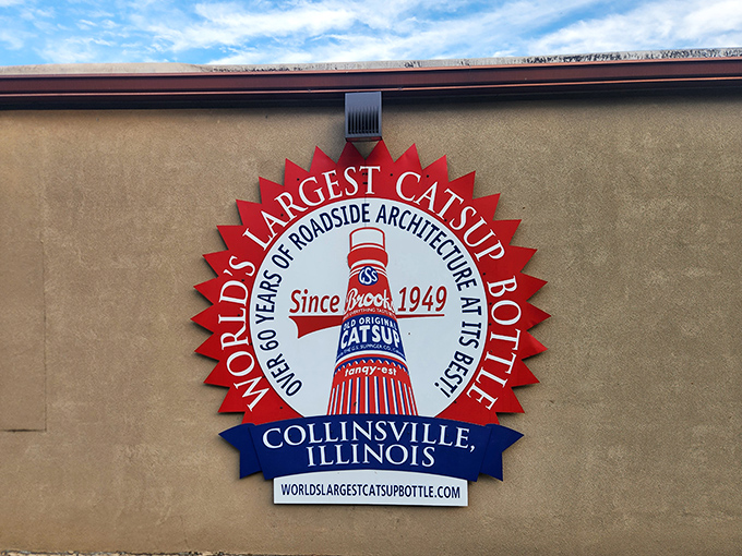 "World's Largest Catsup Bottle" sounds like a punchline, but for Collinsville, it's a point of civic pride and a tourism goldmine.