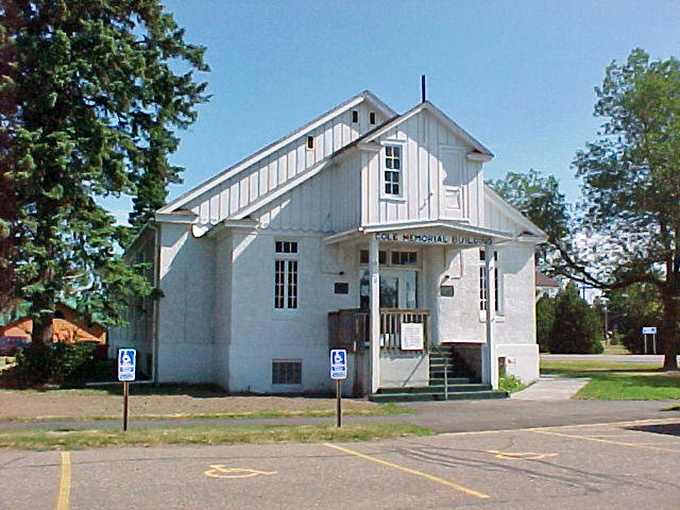 Cole Memorial Building: Historic charm meets community purpose in this architectural testament to simpler times.