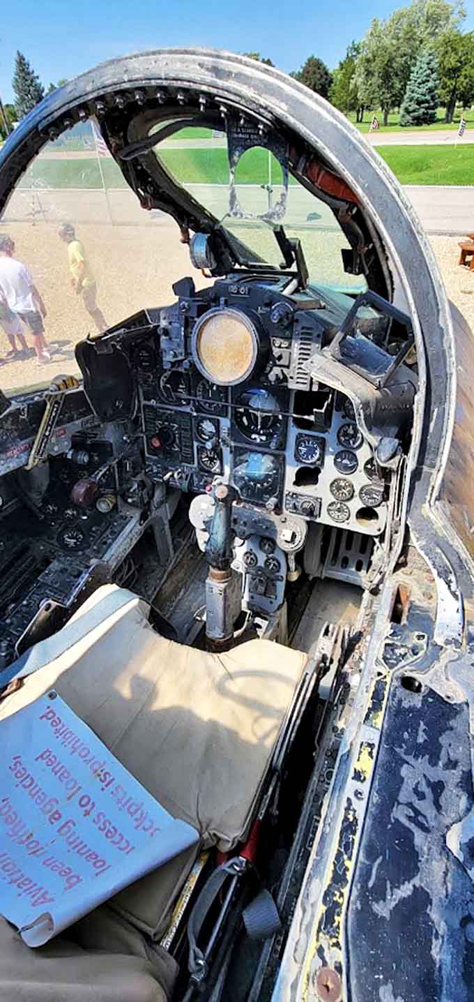 Inside the cockpit, a dizzying array of gauges and switches reveals the complex dance between human and machine at 20,000 feet.