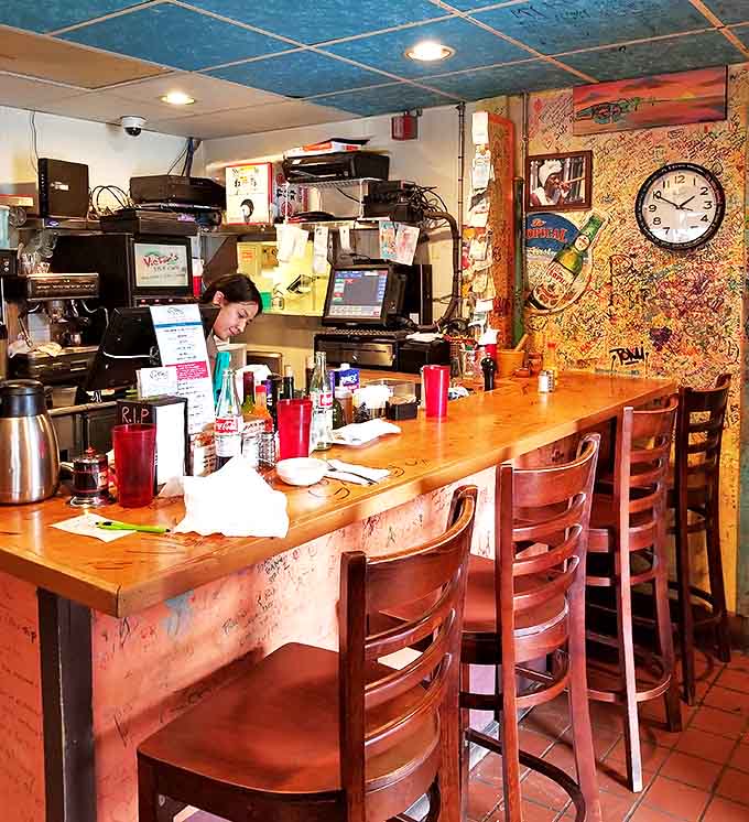 The counter seating offers front-row views of the kitchen magic, where Cuban classics are prepared with reverence and a dash of Minnesota nice.