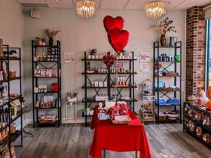 The gift store features carefully curated items that bring wellness home. Warning: you may develop an unhealthy obsession with healthy salt lamps.