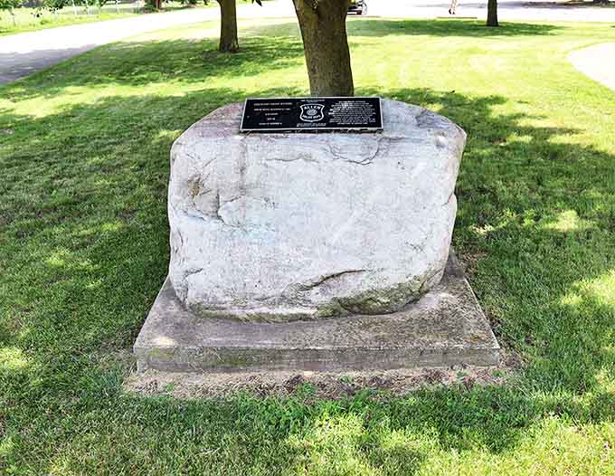 This unassuming memorial marker represents Allen's deep connection to its past &ndash; where history isn't just remembered but celebrated daily.