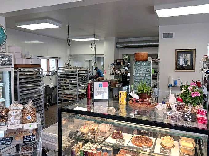 Where the magic happens &ndash; the production area showcases the care and craftsmanship that goes into every Dancing Bear creation.